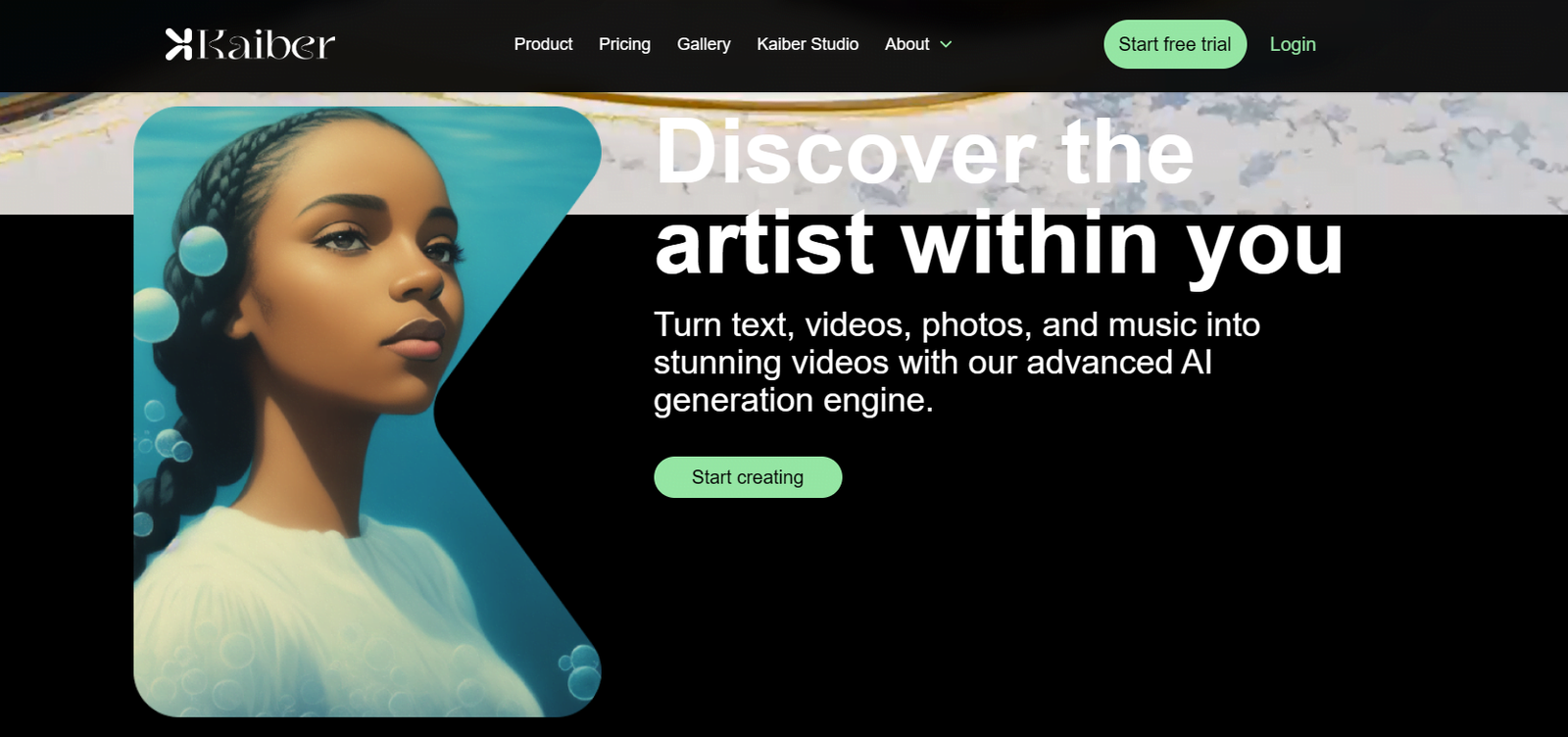 Kaiber AI: Effortlessly Fuel Your Creative Projects with AI-Powered Visuals